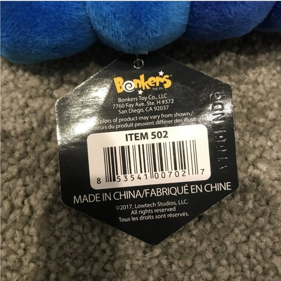 Bonkers | Toys | Slitherio Bendable Worm Blue 8 Plush Toy Bonkers Toys ...